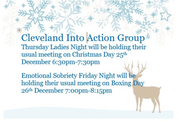 Cleveland Christmas Meetings – Alcoholics Anonymous